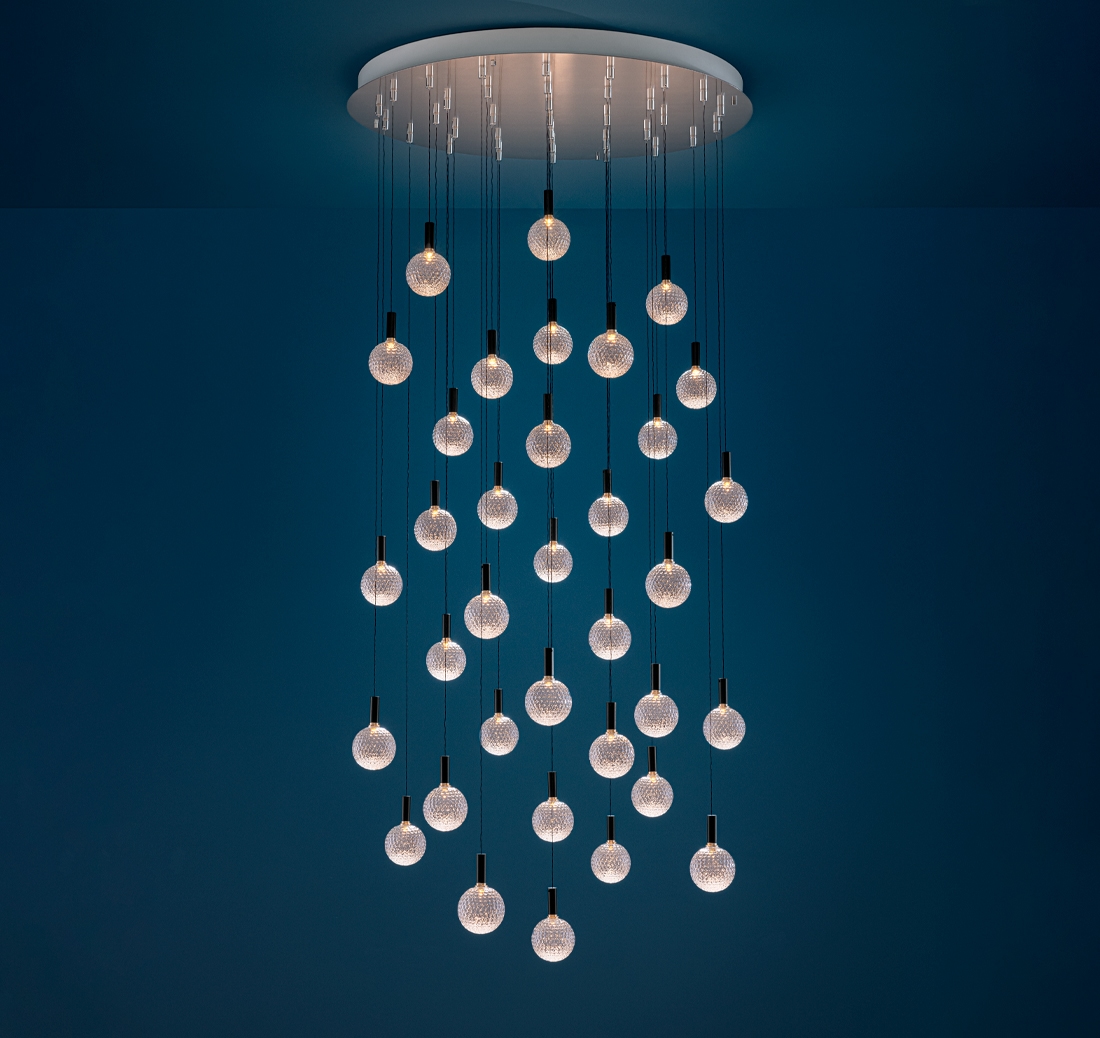 Lamp Par 18 Chandelier Handmade - Catellani & Smith